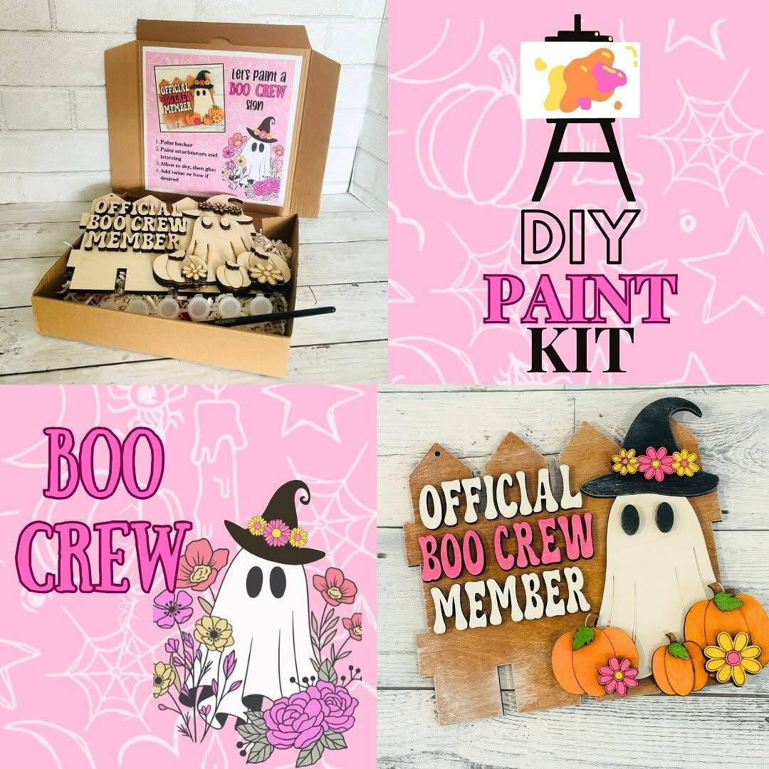 Boo Crew DIY Box Kit – Kelly Designs And Paint